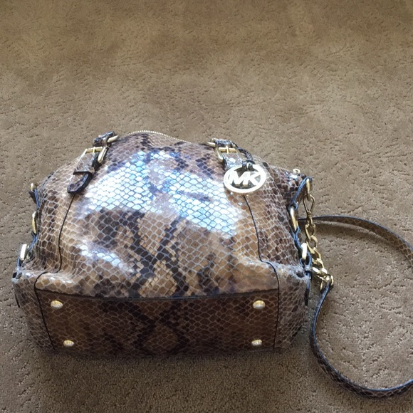 Michael Kors | Bags | Michael Kors Python Bag | Poshmark